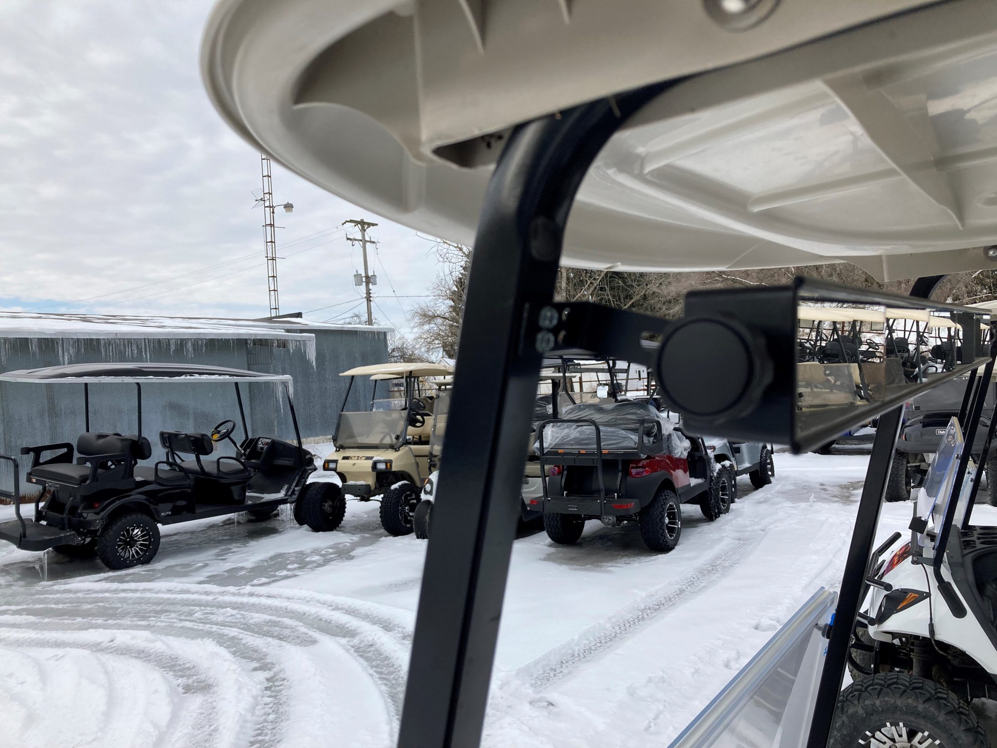 5 Panel Rear View Mirror - JBC Golf Carts